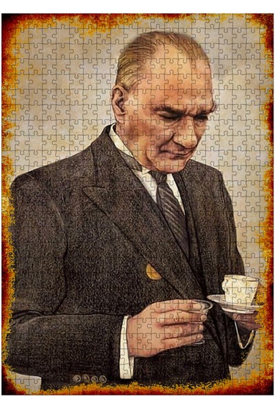 Tablomega Ahşap Mdf Puzzle Yapboz Mustafa Kemal Atatürk 500 Parça 50*70 cm Tablomega Ahşap Mdf Puzzle Yapboz Mustafa Kemal Atatürk 500 Parça 50*70 cm