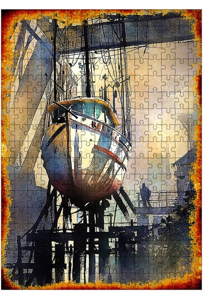 Tablomega Ahşap Mdf Puzzle Yapboz Dershanedeki Balıkçı Gemisi 255 Parça 35*50 cm Tablomega Ahşap Mdf Puzzle Yapboz Dershanedeki Balıkçı Gemisi 255 Parça 35*50 cm
