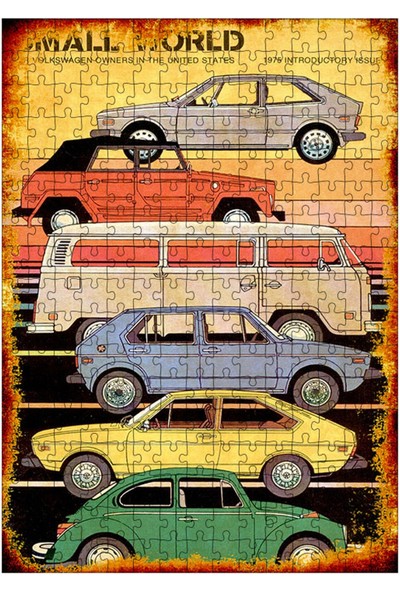 Tablomega Ahşap Mdf Puzzle Yapboz Nostaljik Araçlar 255 Parça 35*50 cm Tablomega Ahşap Mdf Puzzle Yapboz Nostaljik Araçlar 255 Parça 35*50 cm