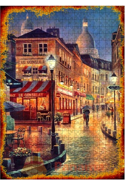 Tablomega Ahşap Mdf Puzzle Yapboz Eski Poster Akşam Üstü Sokak 500 Parça 50*70 cm Tablomega Ahşap Mdf Puzzle Yapboz Eski Poster Akşam Üstü Sokak 500 Parça 50*70 cm