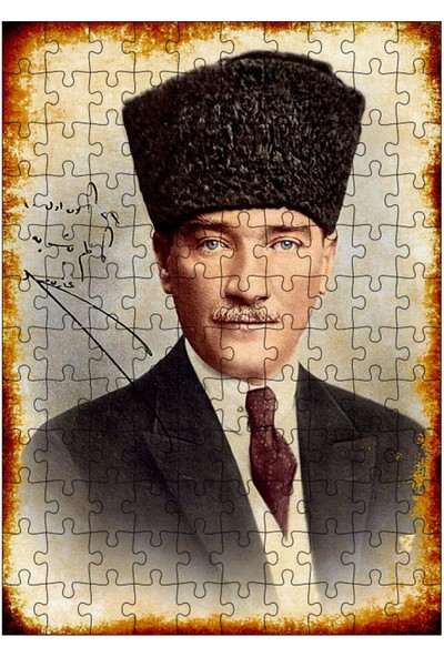 Tablomega Ahşap Mdf Puzzle Yapboz Retro Atatürk Posteri 120 Parça 25*35 cm Tablomega Ahşap Mdf Puzzle Yapboz Retro Atatürk Posteri 120 Parça 25*35 cm