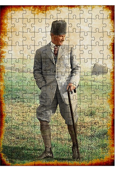 Tablomega Ahşap Mdf Puzzle Yapboz Mustafa Kemal Atatürk  120 Parça 25*35 cm Tablomega Ahşap Mdf Puzzle Yapboz Mustafa Kemal Atatürk  120 Parça 25*35 cm