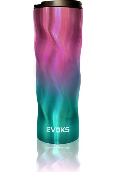 Evoks Unicorn Burgulu Çelik Termos Degrade M-P
