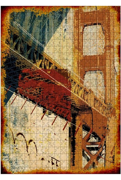 Tablomega Ahşap Mdf Puzzle Yapboz Köprü 500 Parça 50*70 cm Tablomega Ahşap Mdf Puzzle Yapboz Köprü 500 Parça 50*70 cm