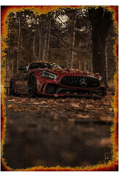 Tablomega Ahşap Mdf Puzzle Yapboz Kırmızı Mercedes 500 Parça 50*70 cm Tablomega Ahşap Mdf Puzzle Yapboz Kırmızı Mercedes 500 Parça 50*70 cm