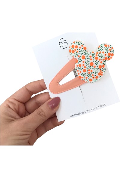 Dream Store Kız Çocuk Pembe Desenli Mickey Model Büyük Boy Çıt Çıt Toka Dream Store Kız Çocuk Pembe Desenli Mickey Model Büyük Boy Çıt Çıt Toka