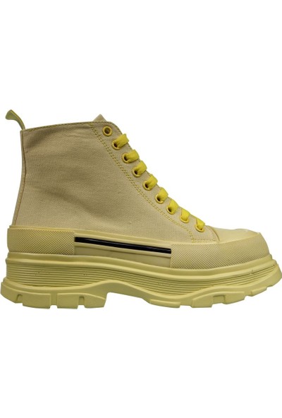 Mp Kadın Bağcıklı Sarı Spor Ayakkabı 211-3004ZN 200