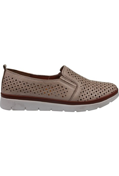 Mp Kadın Deri Bej Casual Ayakkabı 211-4318ZN 750