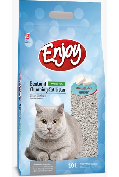 Enjoy Marsilya Sabun Kokulu Kedi Kumu 10 Lt