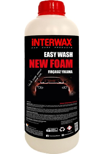 Interwax Easy Wash New Foam Fırçasız Oto Yıkama Köpüğü 1 kg Interwax Easy Wash New Foam Fırçasız Oto Yıkama Köpüğü 1 kg