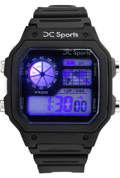 David Clark DC30102D-01 Unisex Dijital Kol Saati Siyah David Clark DC30102D-01 Unisex Dijital Kol Saati Siyah