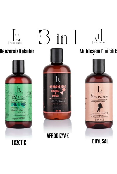Last Touch Masaj Yağı Aromaterapi 3'Lü Seri Last Touch Masaj Yağı Aromaterapi 3'Lü Seri