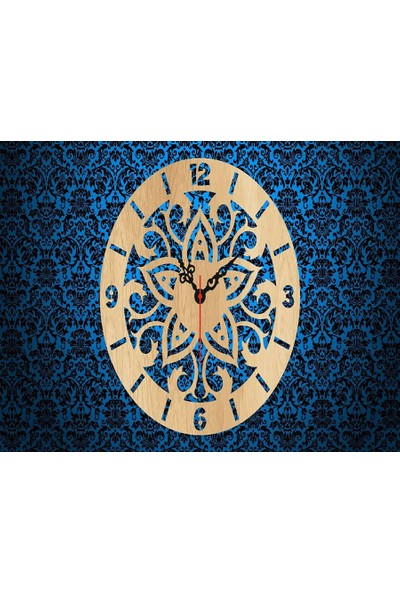 Şen Ahşap Market Duvar Saati