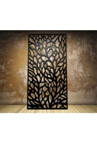 Şen Ahşap Market Desenli Tablo