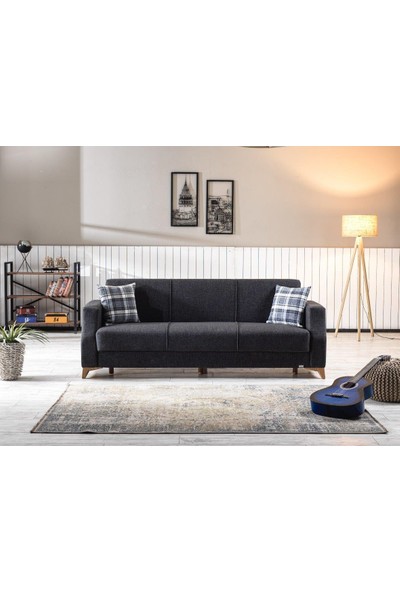 İpek Mobilya Doremi 3 Lü Kanepe ( Gri )