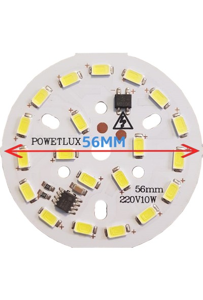 Hazar Led 220 Volt 10 Watt Smd 5630 Ledli Hazır LED Modül 56 mm Beyaz Hazar Led 220 Volt 10 Watt Smd 5630 Ledli Hazır LED Modül 56 mm Beyaz