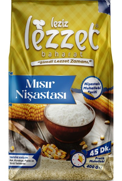 Leziz Lezzet Mısır Nişastası 750 gr