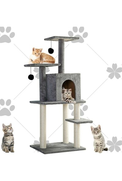 Nursoft Double Step Kedi Tırmalama Evi NR-0061