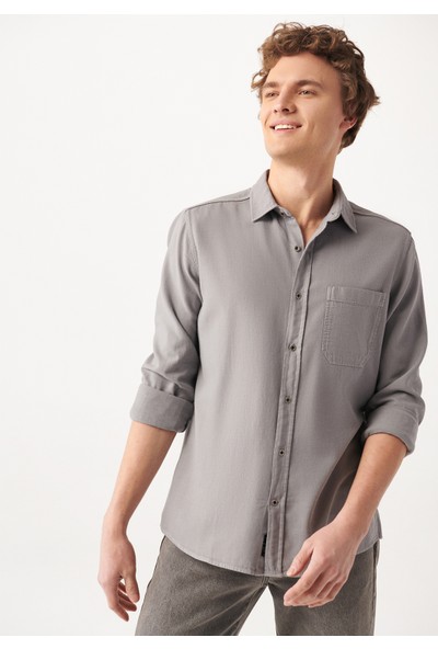 Mavi Erkek Gri Gömlek 0210076-70100 Mavi Erkek Gri Gömlek 0210076-70100