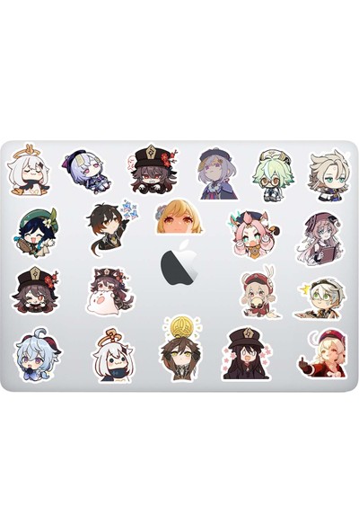 Stickir Genshin Impact Chibi Stickir Seti - Chibi Temalı Macbook Laptop, Tablet Sticker Paketi 20'li Stickir Genshin Impact Chibi Stickir Seti - Chibi Temalı Macbook Laptop, Tablet Sticker Paketi 20'li
