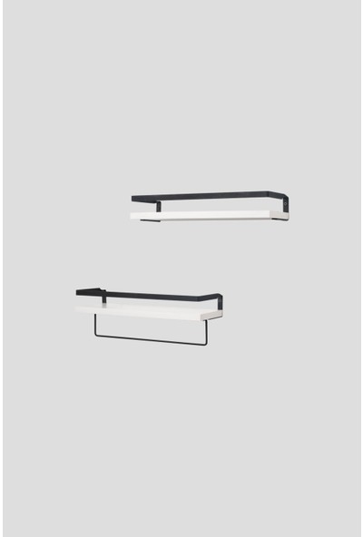 Mudesa Banyo Rafı Ahşap Metal Banyo Havluluk 2 Raflı Duvara Monte Sabunluk Mudesa Banyo Rafı Ahşap Metal Banyo Havluluk 2 Raflı Duvara Monte Sabunluk