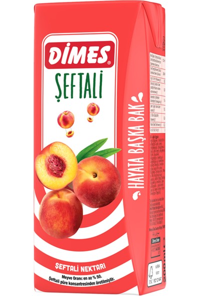 Dimes Meyve Suyu 200 ml Şeftali x 27 Adet Dimes Meyve Suyu 200 ml Şeftali x 27 Adet