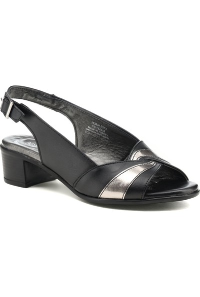 Polaris 5 Nokta 103834.Z2FX Siyah Kadın Comfort Sandalet