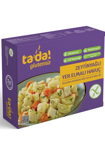 Tada Glutensiz Zeytinyağlı Yer Elmalı Havuç 200 gr