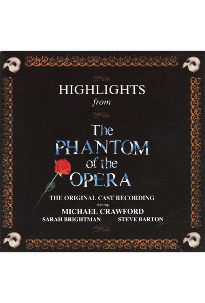 Andrew Lloyd Webber, Michael Crawford - Highlights From The Phantom Of The Opera (The Original Cast Recording) CD Andrew Lloyd Webber, Michael Crawford - Highlights From The Phantom Of The Opera (The Original Cast Recording) CD