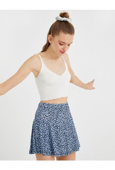 Koton Kadın Yüksek Bel Mini Şort Etek