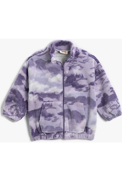 Koton Yarım Balıkçı Yaka Kanguru Cepli Polar Sweatshirt Koton Yarım Balıkçı Yaka Kanguru Cepli Polar Sweatshirt