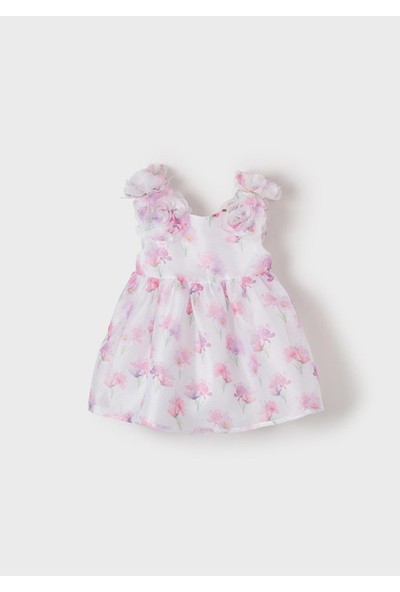 Mayoral Çiçekli Kız Çocuk Elbise