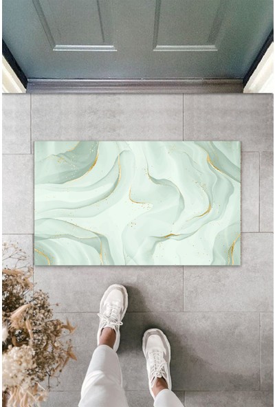 Silkcoat Home Çok Amaçlı Dijital Modern Dalgalı Turkuaz Yeşil Kapı Paspası Dış Mekan Paspas Silkcoat Home Çok Amaçlı Dijital Modern Dalgalı Turkuaz Yeşil Kapı Paspası Dış Mekan Paspas