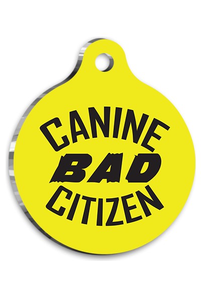 Altın Pati Bad Citizen Köpek Künyesi Altın Pati Bad Citizen Köpek Künyesi