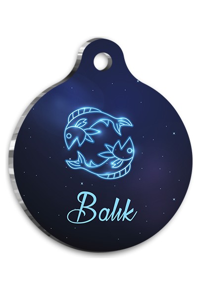 Altın Pati Balık Burcu Kedi Köpek Künyesi Altın Pati Balık Burcu Kedi Köpek Künyesi