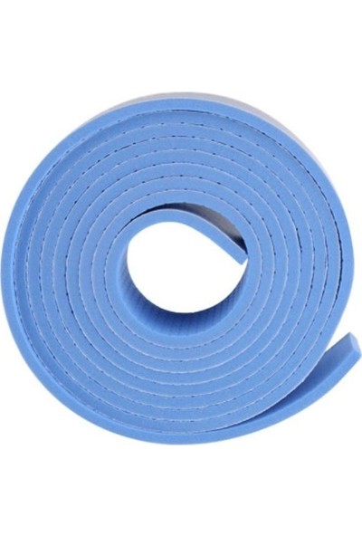 Babymor Geniş Düz Kenar Koruyucu Mavi