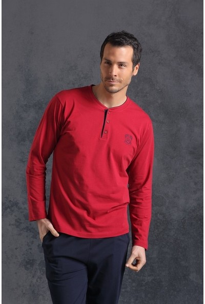 D's Damat Erkek 4'lü Penye Pijama Takım