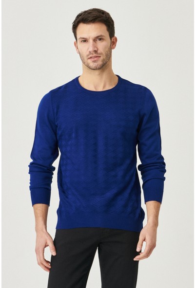 Altınyıldız Classics Standart Fit Bisiklet Yaka Düz Triko Kazak