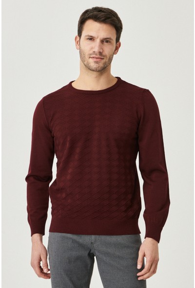 Altınyıldız Classics Standart Fit Bisiklet Yaka Düz Triko Kazak