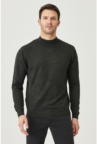 Standart Fit Tüylenme Yapmayan Yarım Balıkçı Triko Kazak Standart Fit Tüylenme Yapmayan Yarım Balıkçı Triko Kazak