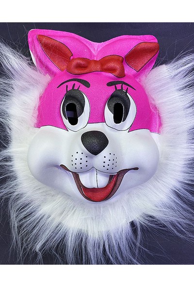 SoAndSo Pembe Tavşan Eva Maske