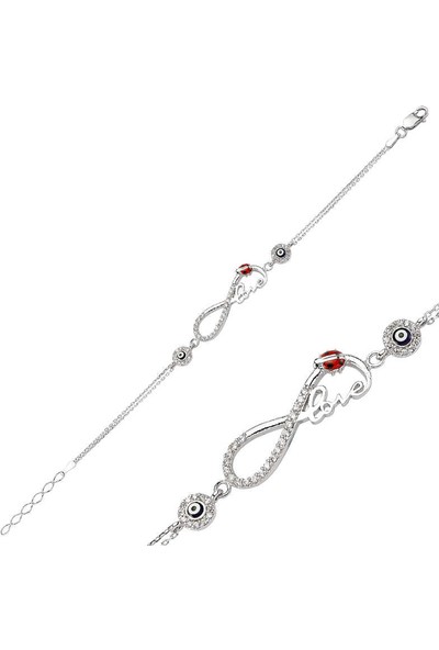 Gumush Gümüş Sonsuzluk Love Kadın Bileklik