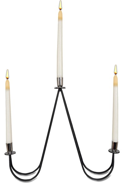 Hera 5''li Dıkdörtgen Ayaklı Mumluk Sarı