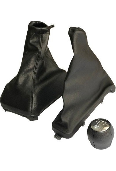 Quality Car Opel Astra F Vites Körüğü - Vites Topuzu - El Freni Körüğü Krom Set