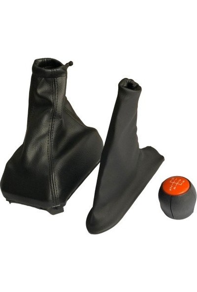 Quality Car Opel Corsa B Vites Körüğü - El Freni Körüğü - Vites Topuzu Set Kırmızı