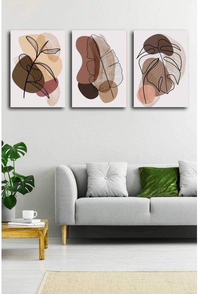 Gift Pack Soyut Modern Minimal Kanvas Tablosu 3'lü Canvas Tablo Seti Gift Pack Soyut Modern Minimal Kanvas Tablosu 3'lü Canvas Tablo Seti