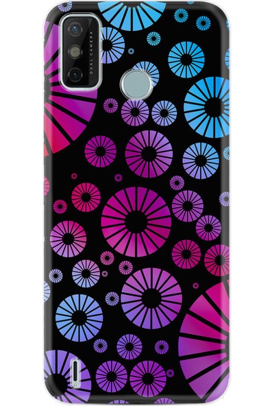 Kılıfland Tecno Spark 6 Go Kılıf Silikon Desen Özel Seri Daireler 1751 Kılıfland Tecno Spark 6 Go Kılıf Silikon Desen Özel Seri Daireler 1751