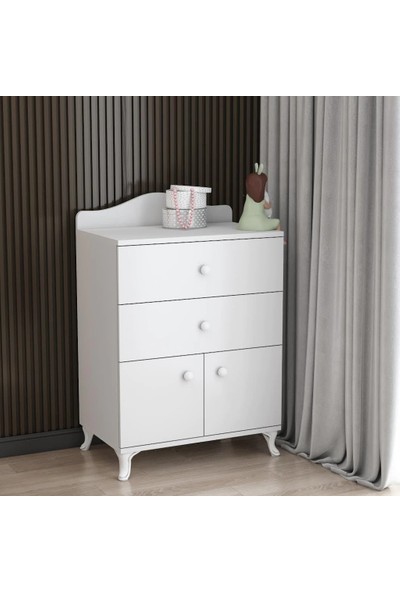 Afilli Armin Şifonyer Beyaz