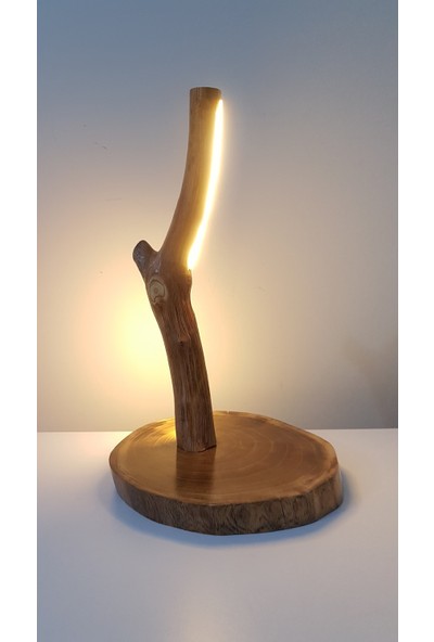 Arlat Masa Lambası Doğal Ahşap