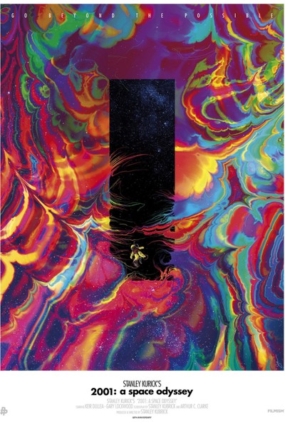 Aktüel 2001 A Space Odyssey (1968) 50 cm x 70 cm Afiş - Poster Samueljck